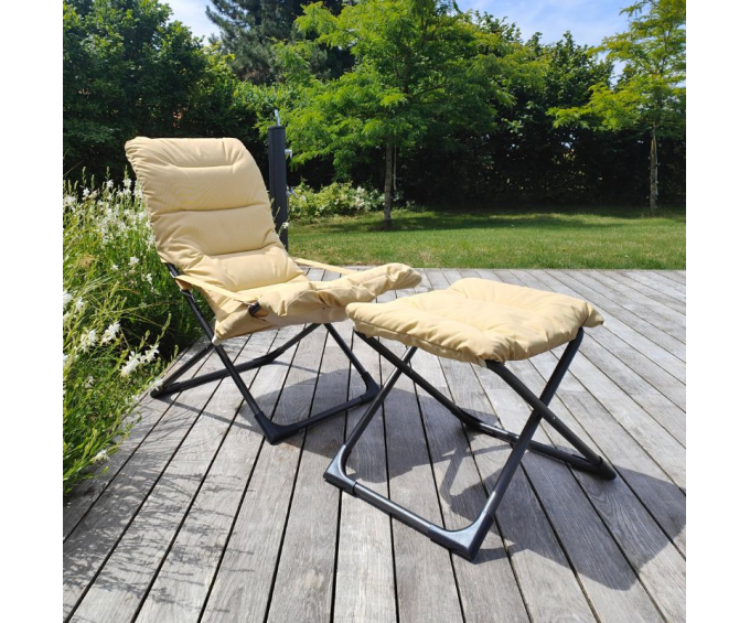 Repose-pieds Chico Soft Aluminium